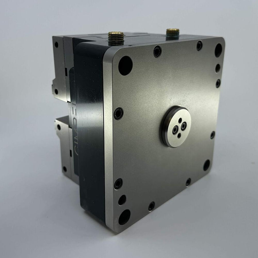 100mm Self-Centering Pneumatic CNC Vise | Gimbel Automation