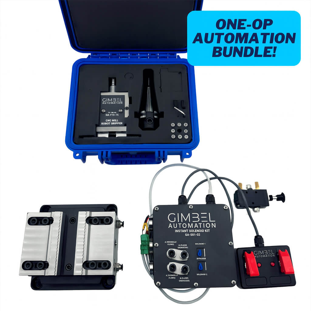One-Op CNC Machine Tending Gripper Automation Bundle (Air/TSC)